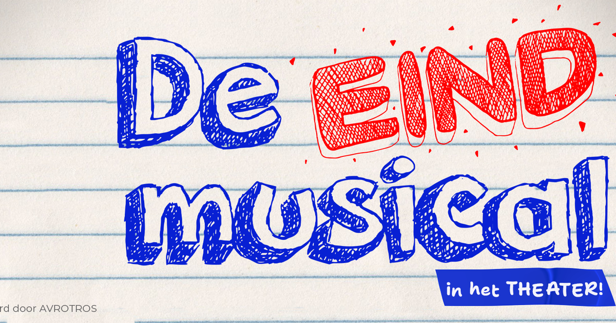 De Eindmusical — Na 7 seizoenen op tv komt De Eindmusical naar het ...